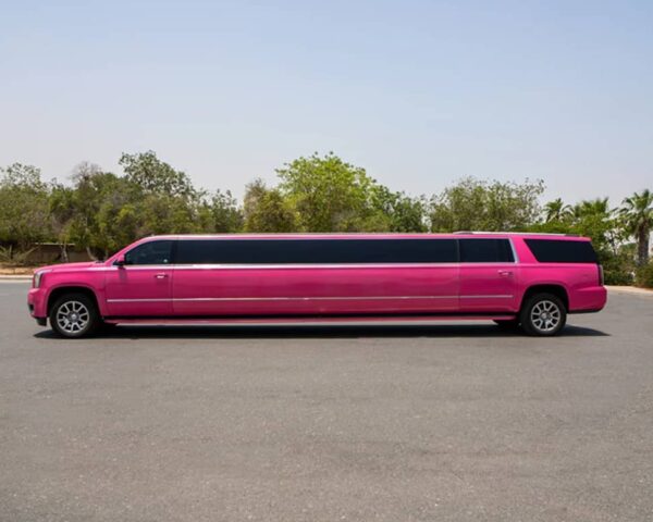 Arrive in Style with Barbie-Inspired Pink Limo in Dubai